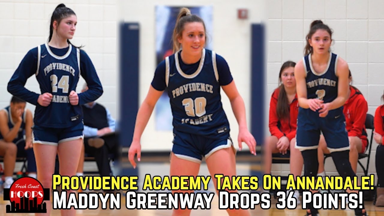Maddyn Greenway Shows Out In 48 Point Win! Providence Academy vs ...
