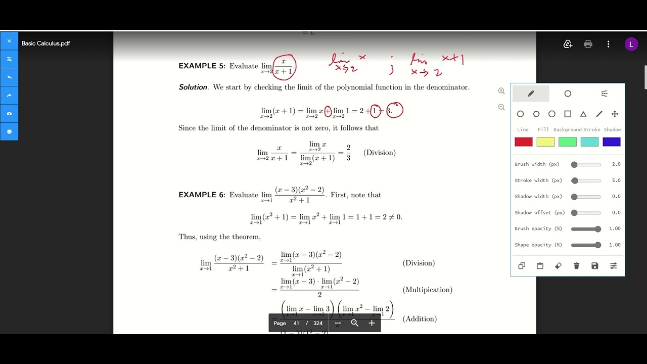 Grade 11 Basic Calculus 1.3 Limits of Polynomial, Rational, Radical ...