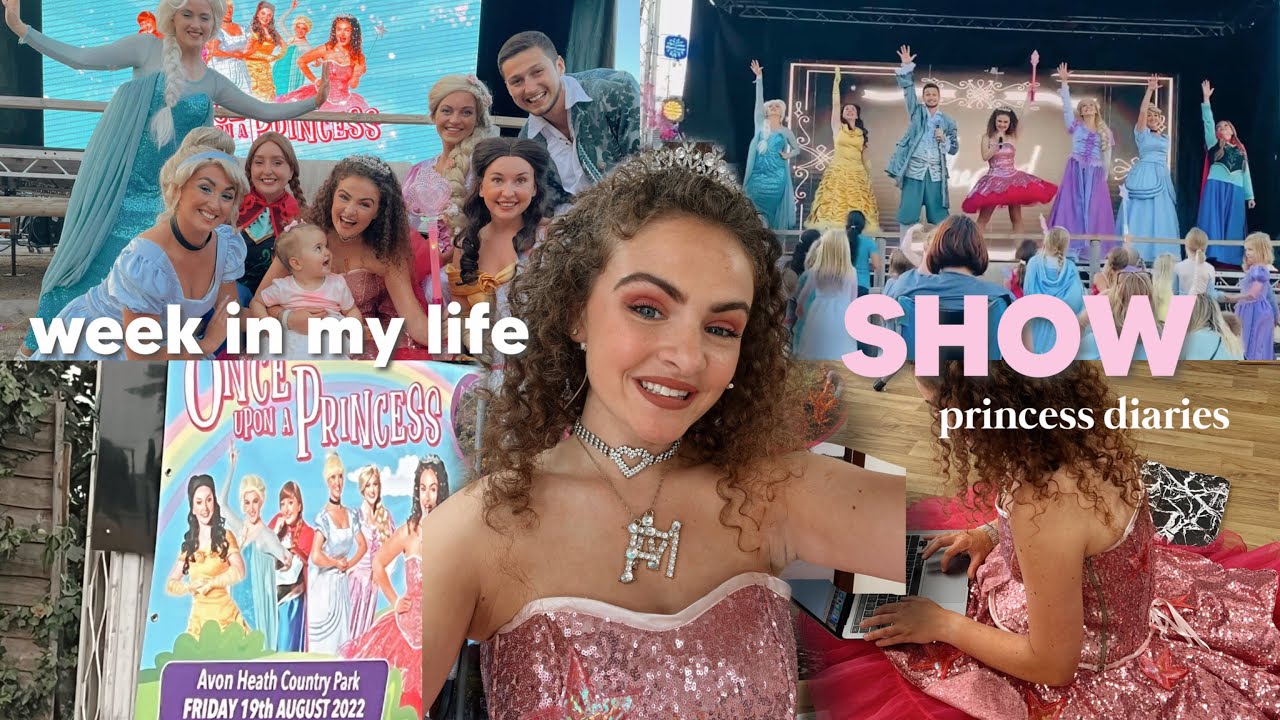 week in my life in a show | panto vlog | NEW PRINCESS DIARIES 👑 - YouTube