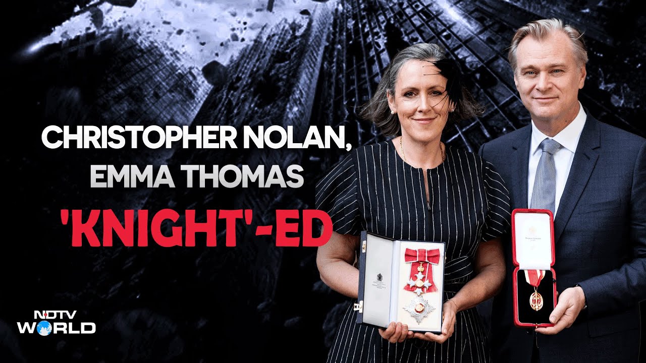 Christopher Nolan, Emma Thomas With Knighthood And Damehood By King ...