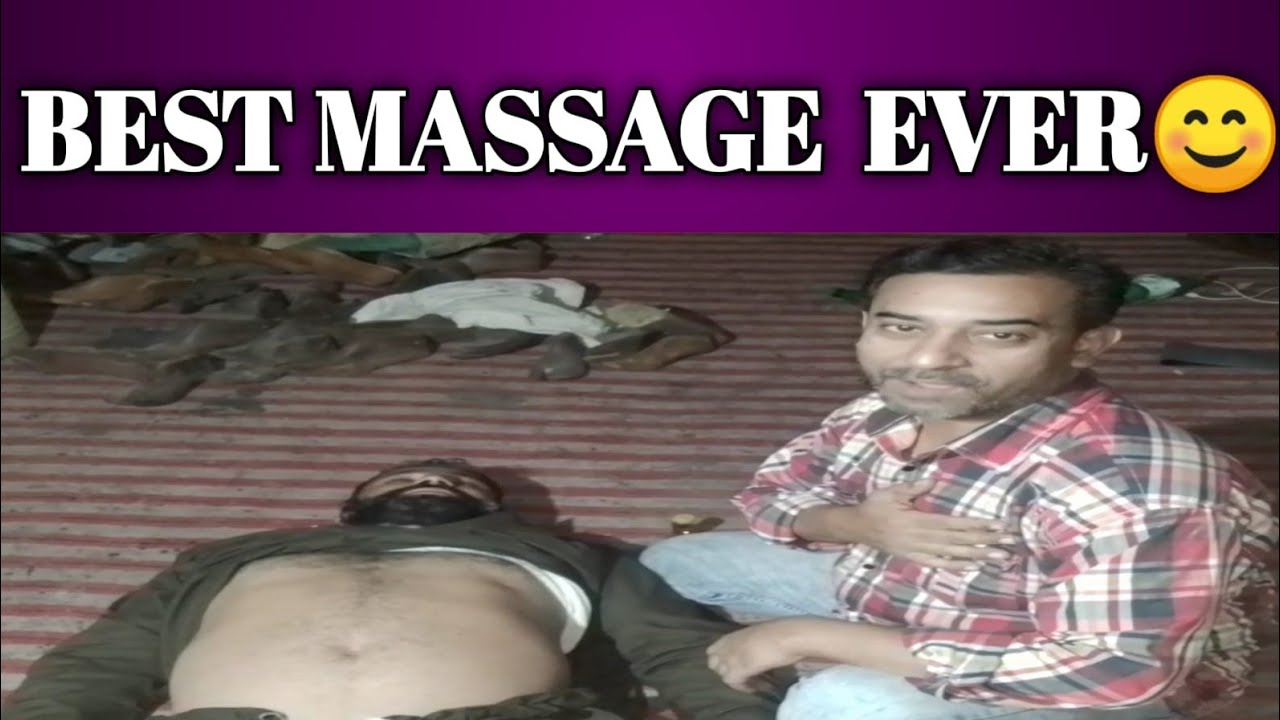 ASMR Desi Oil Massage Real man body massage ali Raza - YouTube