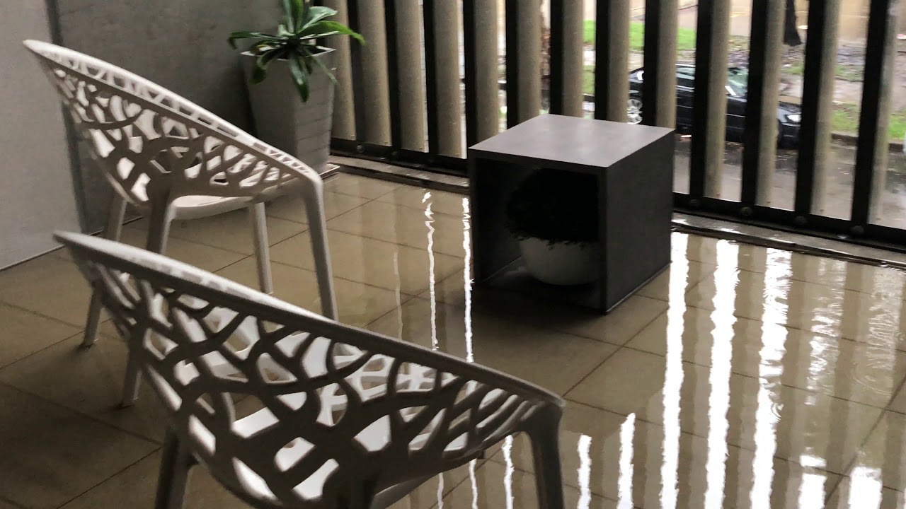 Balcony Flooding - 17 March 2019 - YouTube