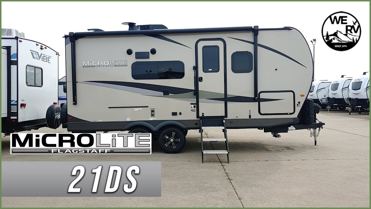 NEW! 2023 FLAGSTAFF MICRO LITE 21DS-TOUR (Mojave Interior) - YouTube