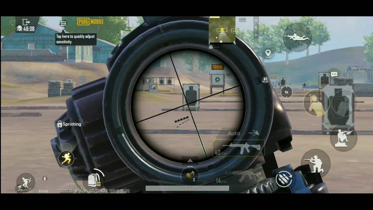 How to shake and rotate scope in pubg mobile - YouTube