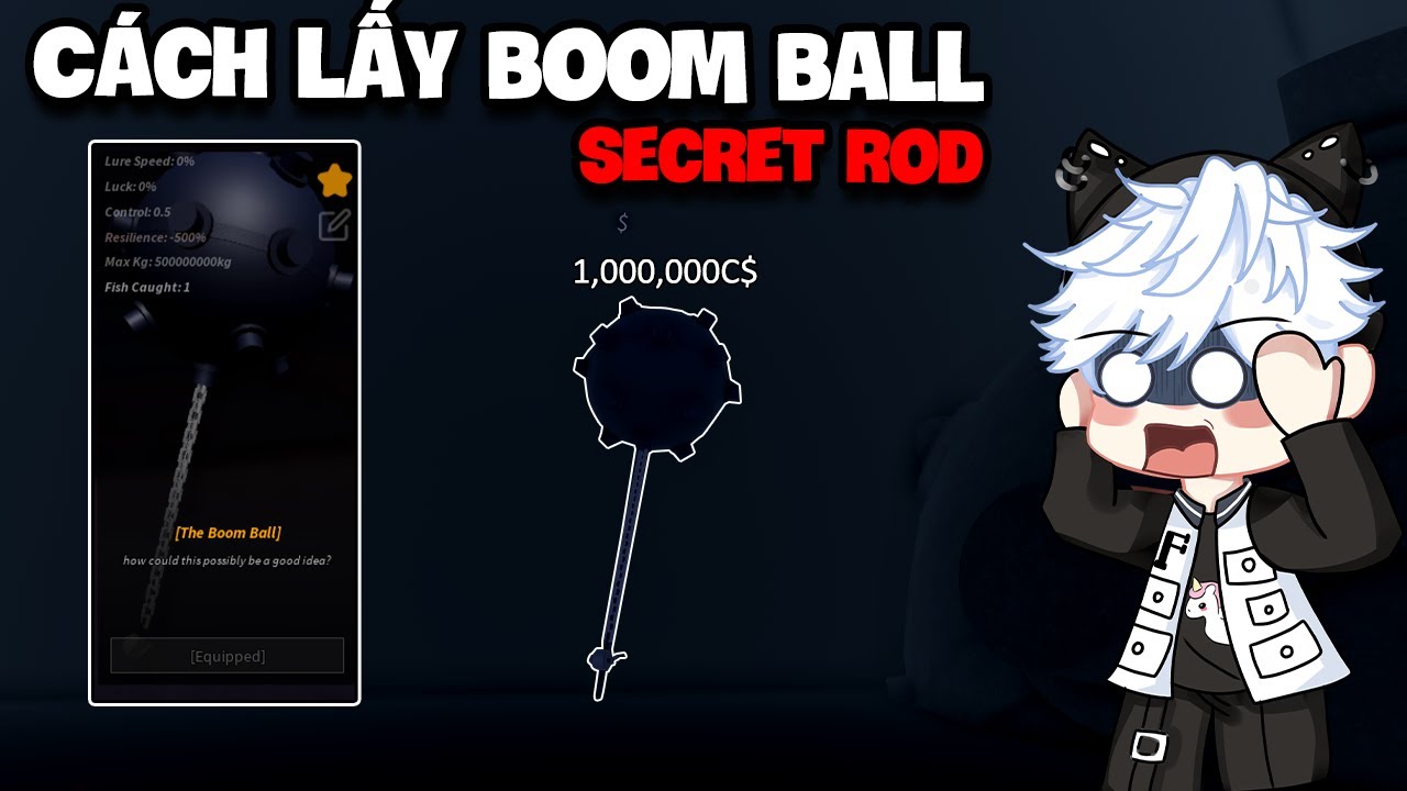 Cách Lấy cần Câu Secret The Boom Ball Trong Fisch - YouTube