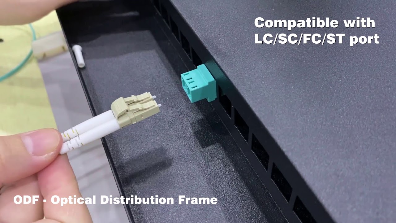 Optical fiber distribution frame ODF - YouTube