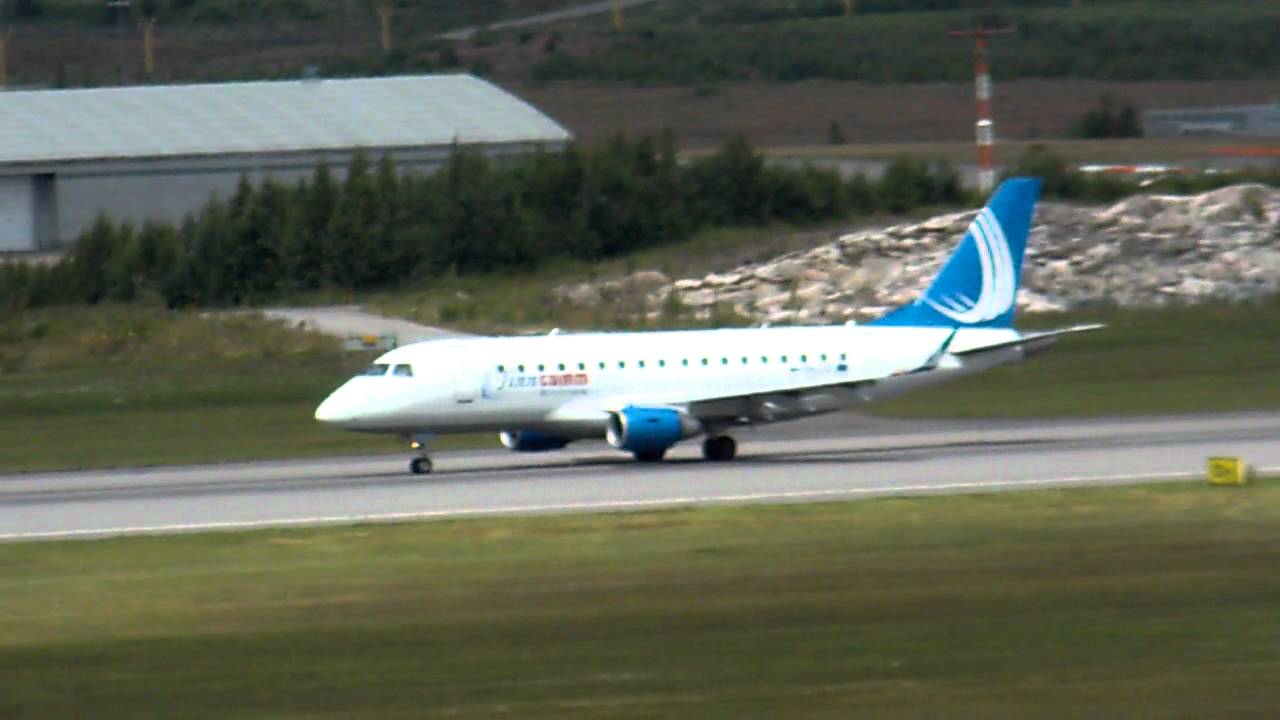 Flybe Nordic E170 takeoff from Helsinki-Vantaa airport - YouTube