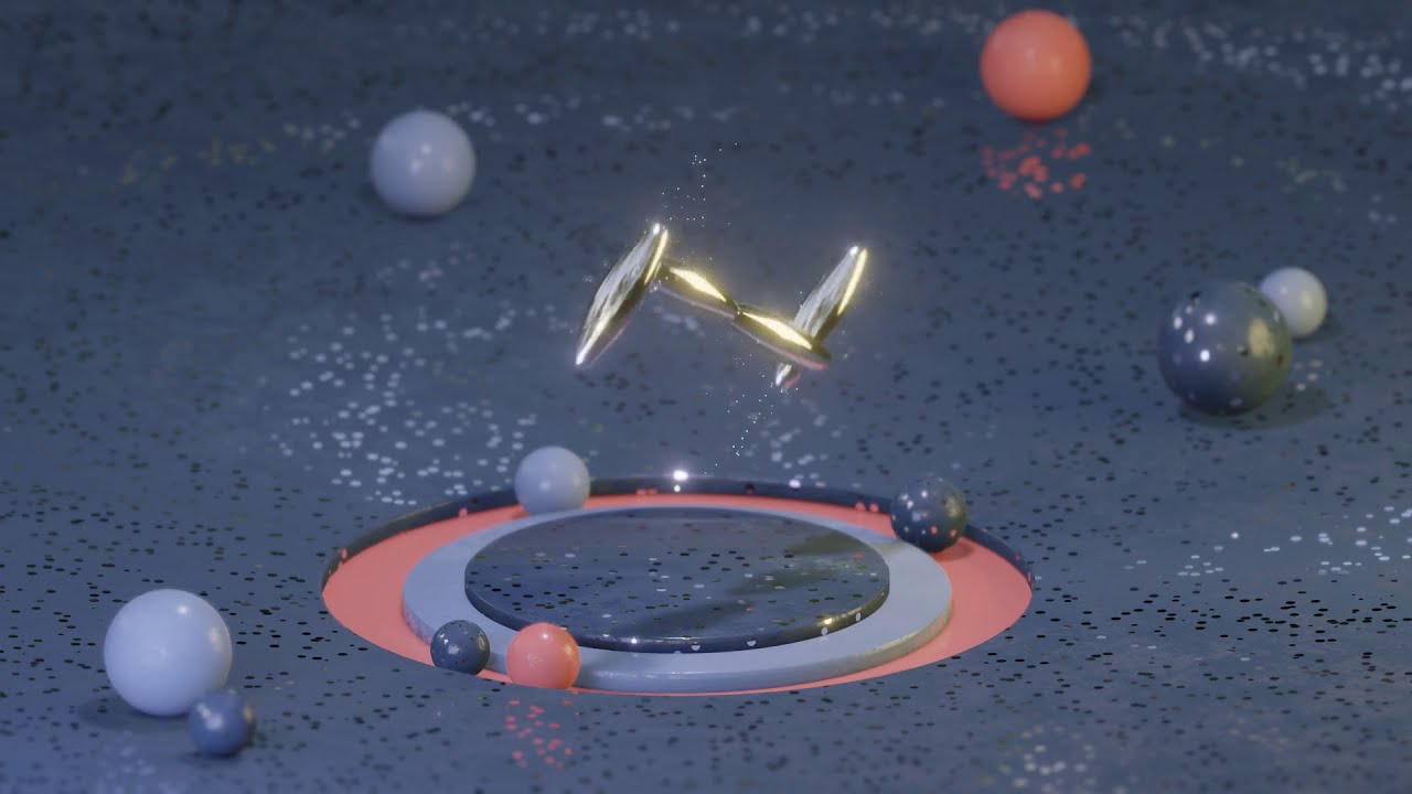 Double Pendulum Simulation in Blender - YouTube