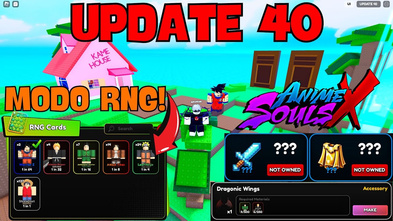 RNG DE CARTAS NO ANIME SOULS X!! UPDATE 40 SURPREENDEU COM SISTEMA DE ...