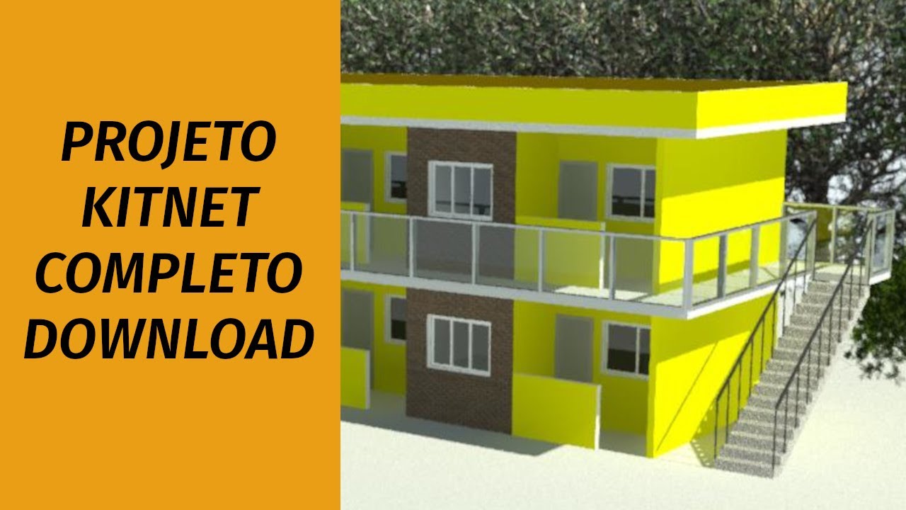 Planta de kitnet 5x5 download planta - YouTube