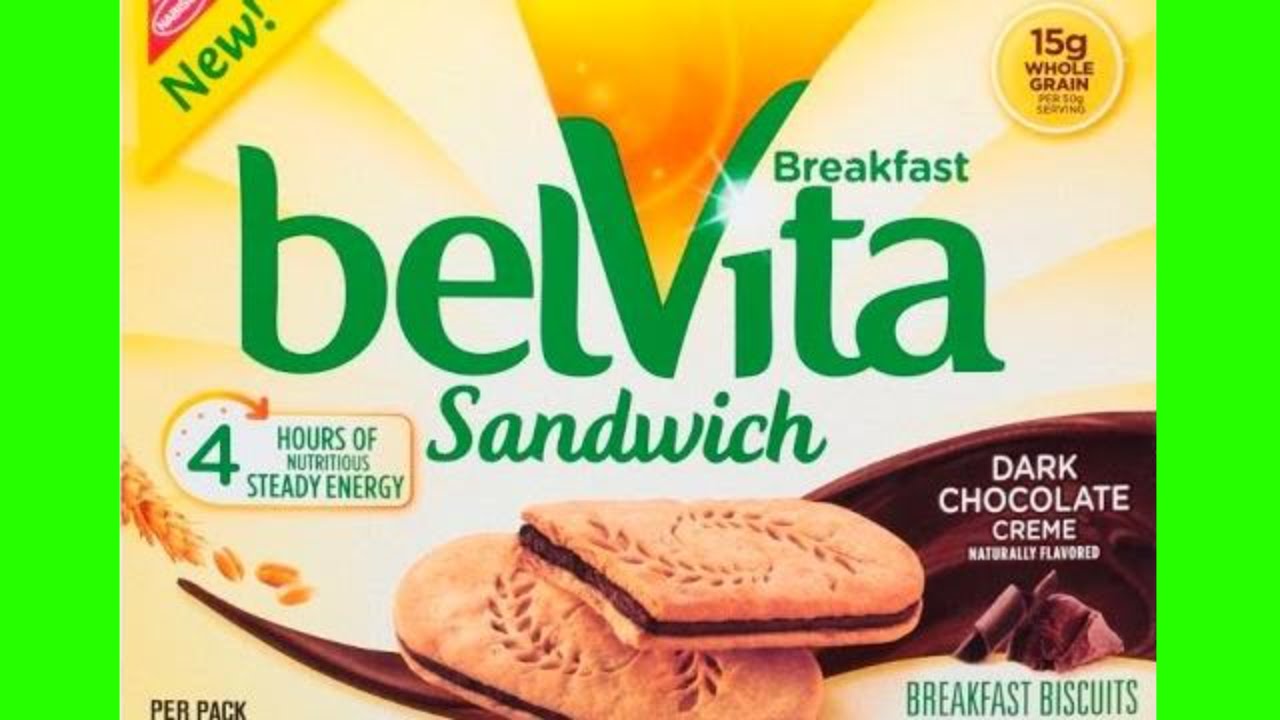 BelVita Dark Chocolate Creme Sandwich Breakfast Biscuits 🍪 - YouTube