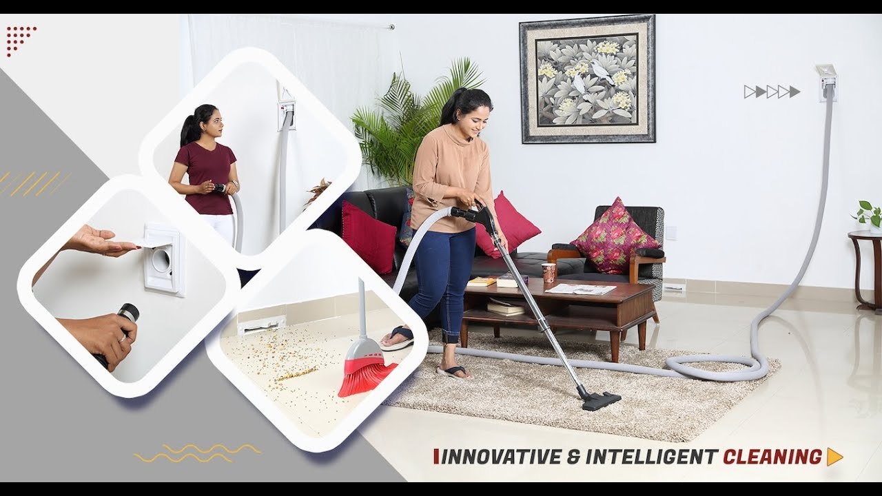 Homevac central vacuum system with Automatic Drain - YouTube