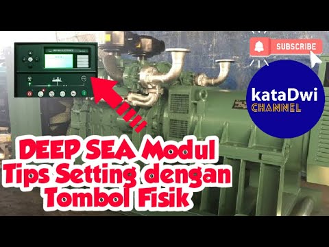DSE Cara Setting Parameter Manual | DEEP SEA MODUL Dengan Tombol Fisik - YouTube