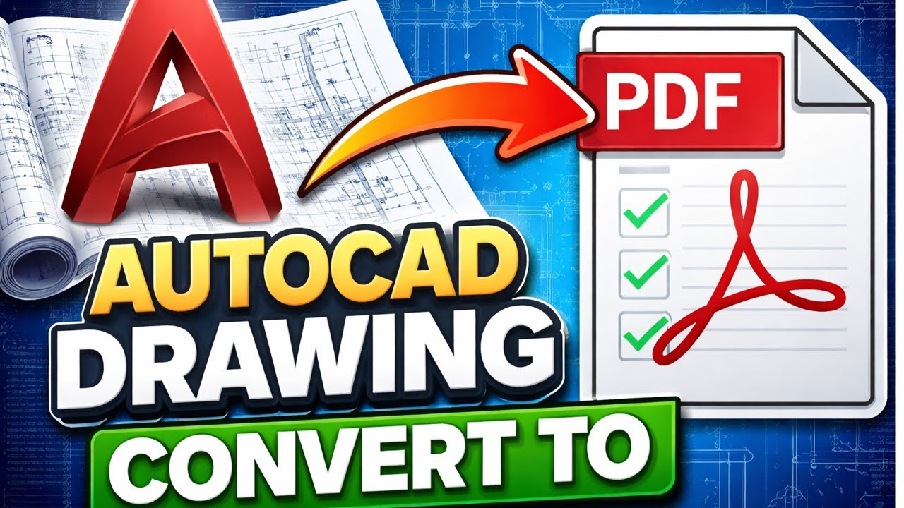 AutoCAD Black & White Printing & PDF Conversion – Quick Tutorial - YouTube