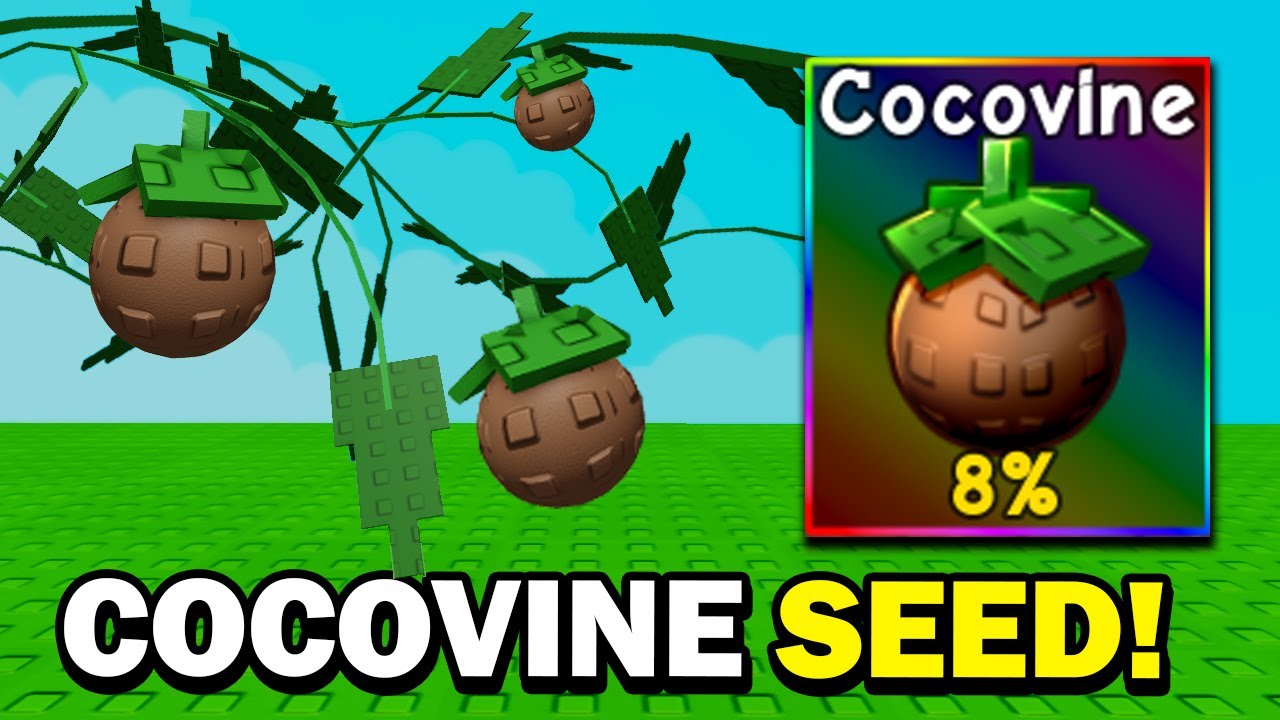 HOW TO GET COCOVINE SEED in Grow a Garden ROBLOX - YouTube