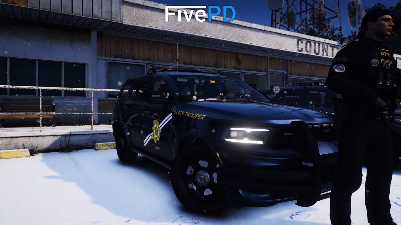 Don't run from the STATE POLICE in Priority Network FivePD - YouTube