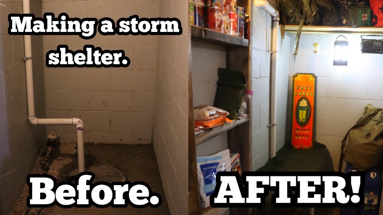 Building a Storm/Tornado shelter - YouTube