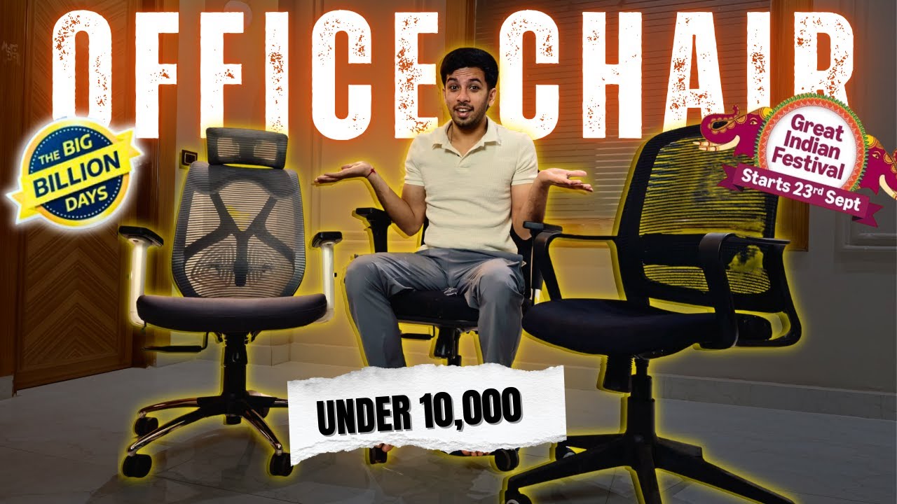 Top 5 Best Office Chairs Under ₹10,000 in India 2025 | Best Office ...