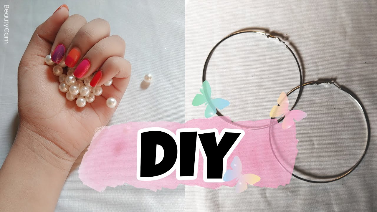 PART 2 !!!! Reuse Old Earring to New | DIY Hoop Earrings | Quick & Easy ...