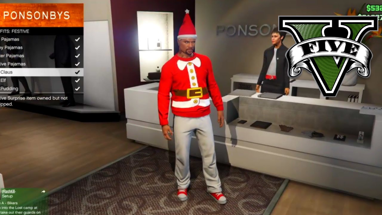 GTA V - All Festive/Christmas Outfits ᴴᴰ - YouTube