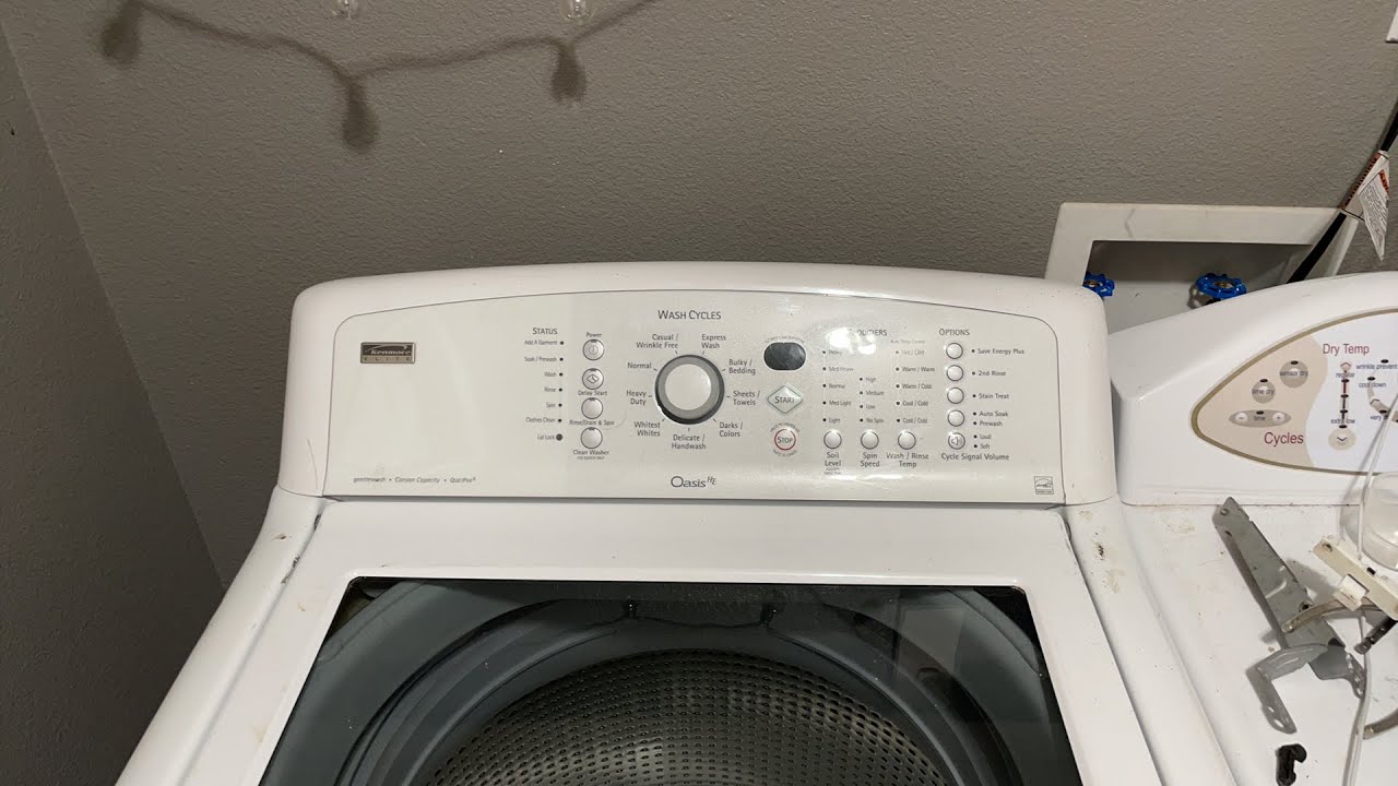 Kenmore Elite Oasis Wash Day Wash In!! - YouTube