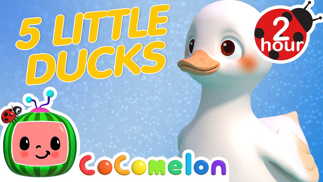 Counting Five Little Ducks + More CoComelon Nursery Rhymes and Kids ...
