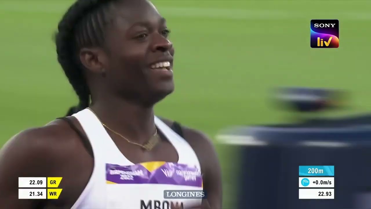 women's 200 meter race highlights 2022 - commonwealth games - YouTube