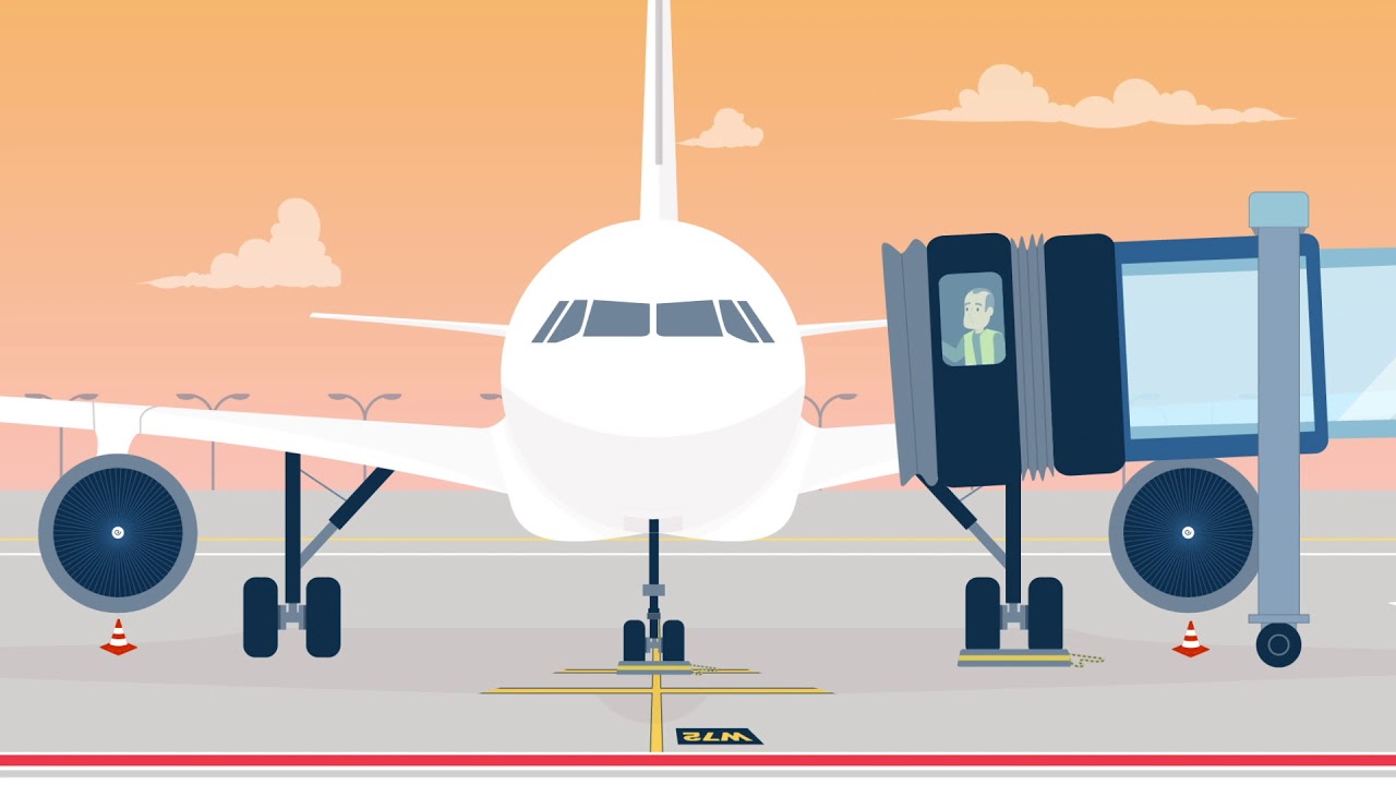 Lay the ground for a safe flight - Deploying an airbridge safely - YouTube