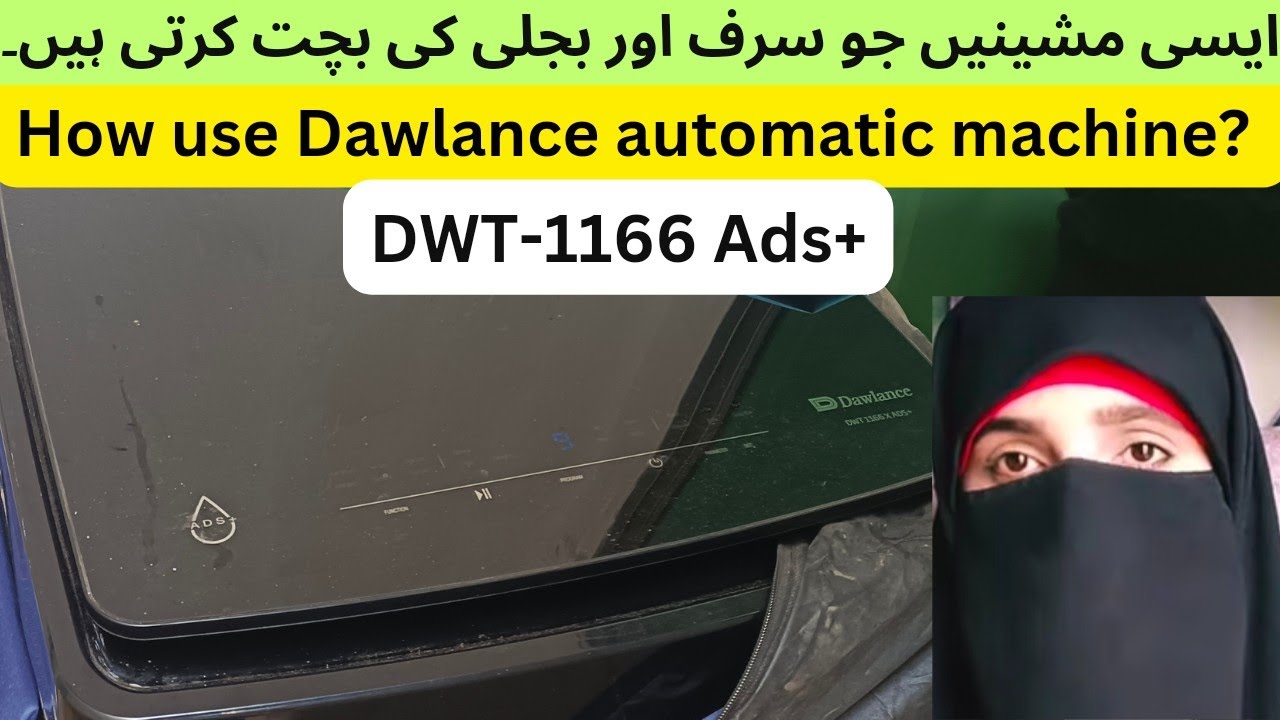 Dawlance automatic washing machine | dwt-1166×ads+ | dawlance pakistan ...