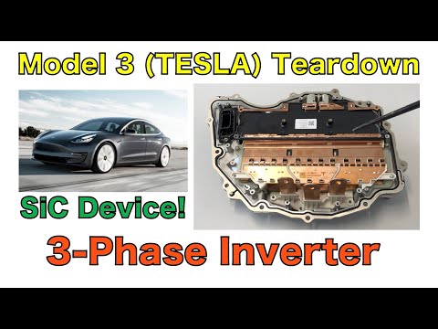 TESLA Model 3: Inverter Teardown - YouTube