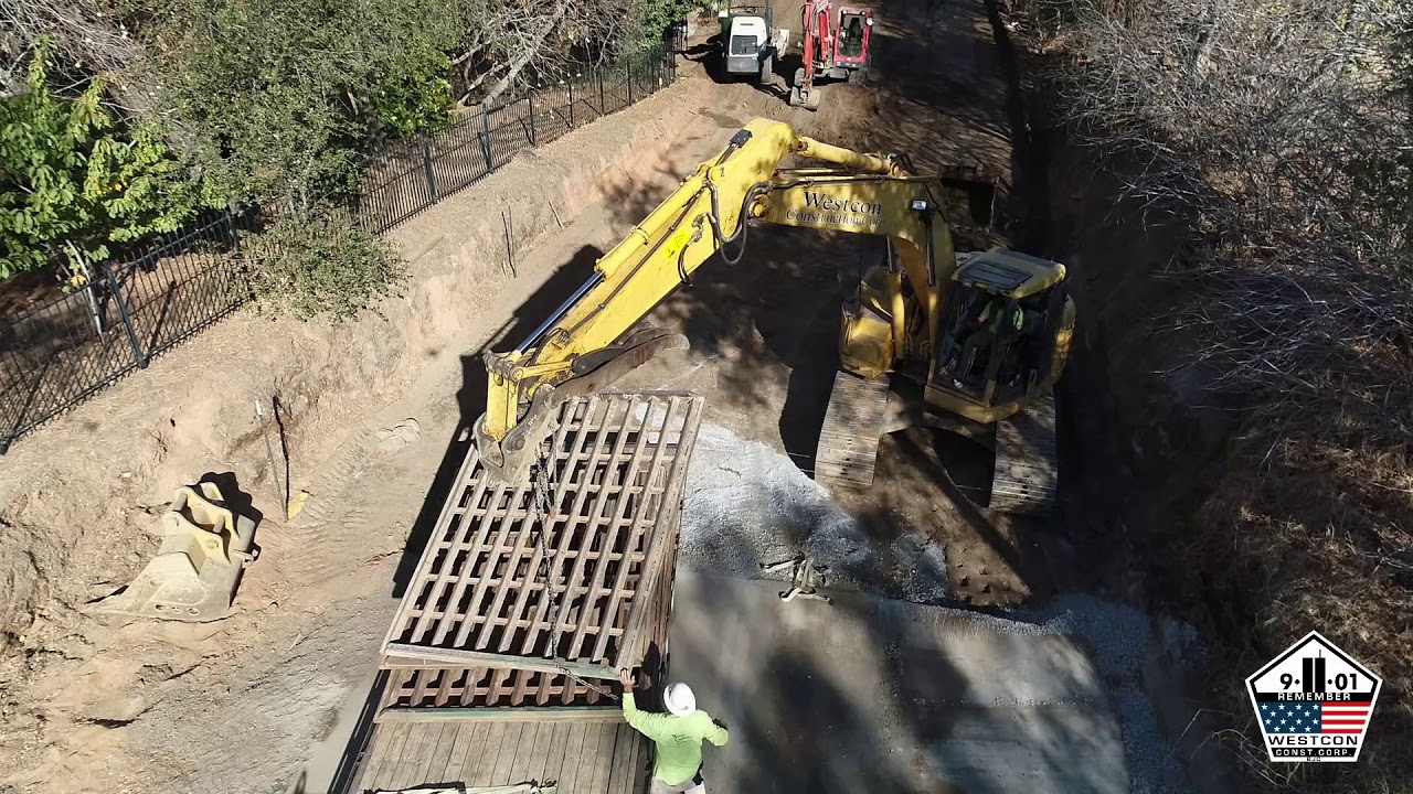 Emergency Bridge Replacement - Penryn Road Bridge, Penryn, CA - YouTube