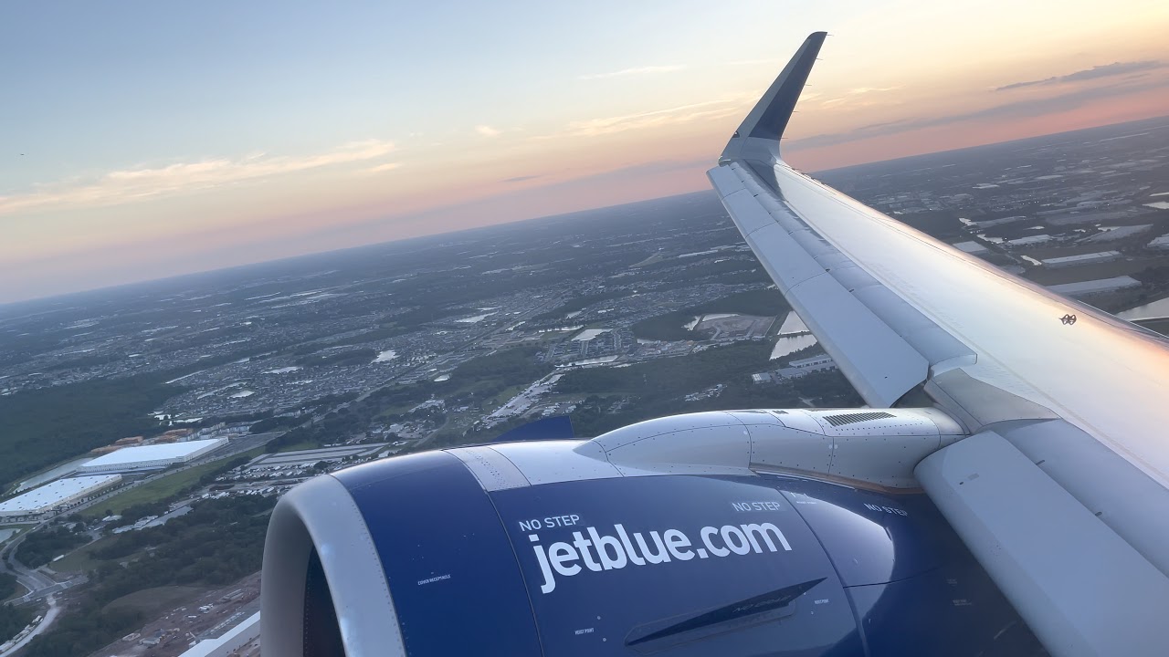 JetBlue A321NEO takeoff out of Orlando International Airport - YouTube