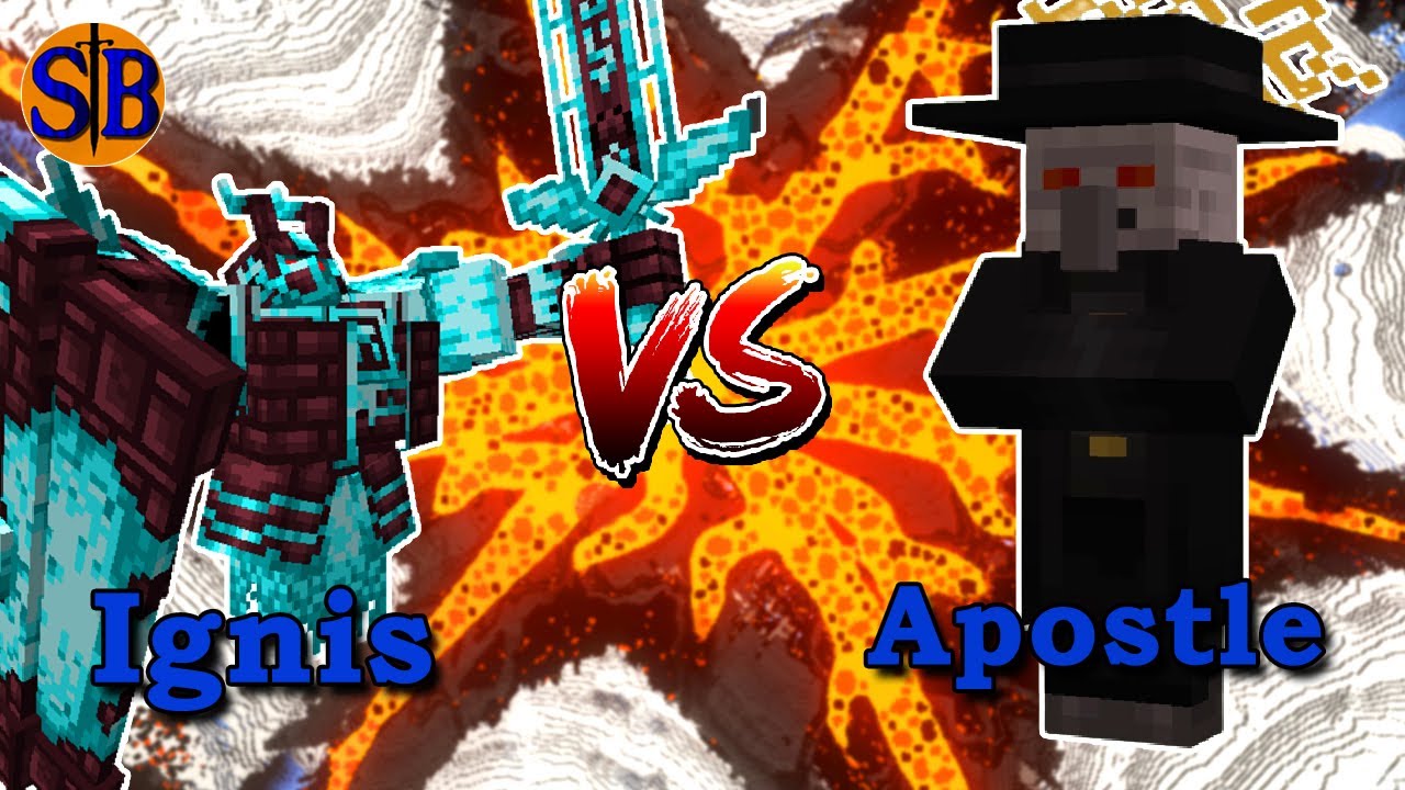 Ignis vs Apostle in the most EPIC Landscape | Minecraft Mob Battle ...