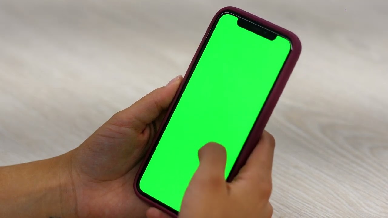 Green Screen - Cell Phone Screen / Mobile Frame - YouTube