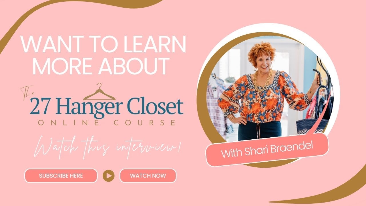 Declutter your closet with Shari Braendel! - YouTube