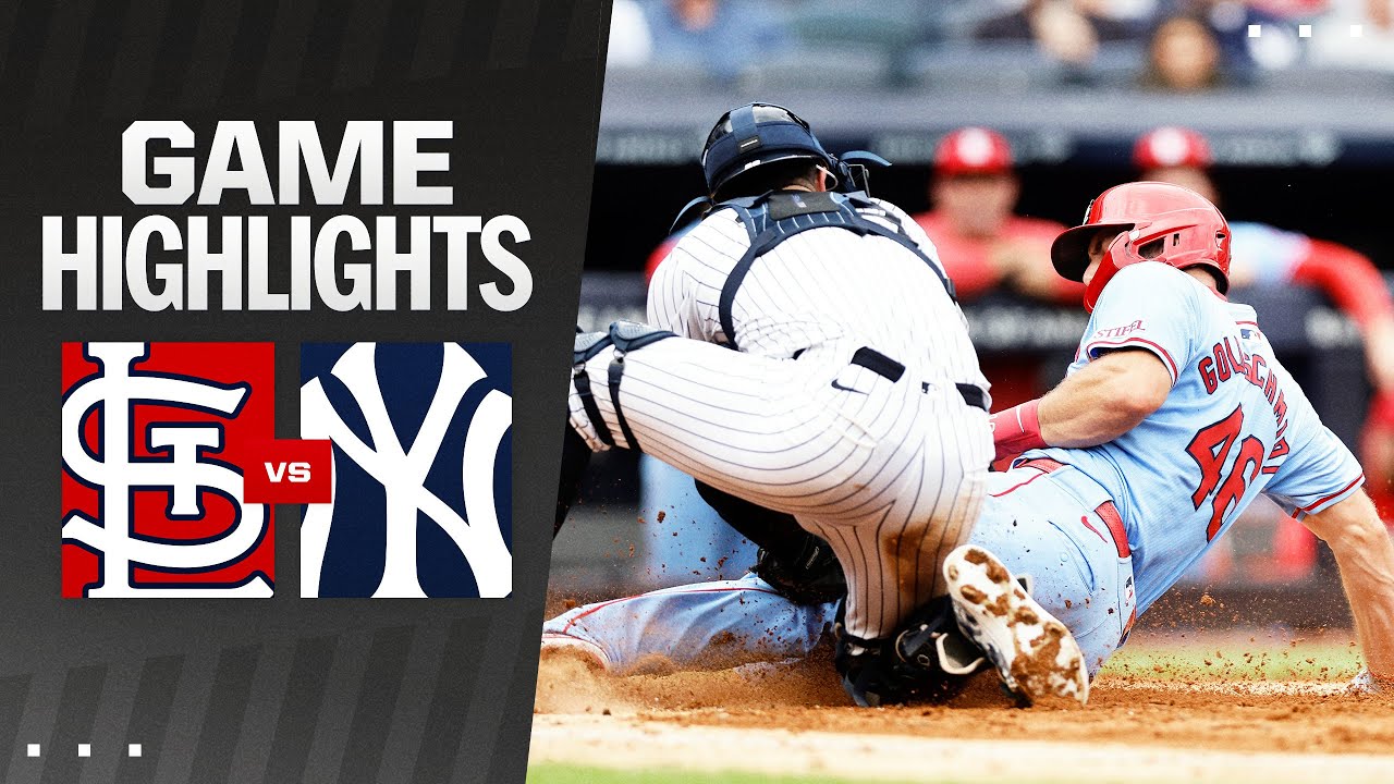 Cardinals vs. Yankees Game Highlights (8/31/24) | MLB Highlights - YouTube