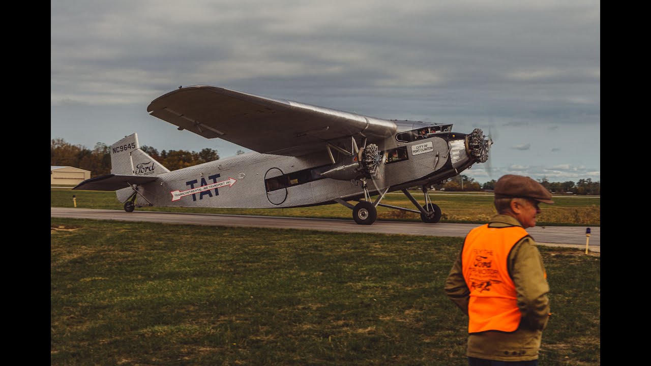 1929 Ford Tri Motor Flight Experience - YouTube