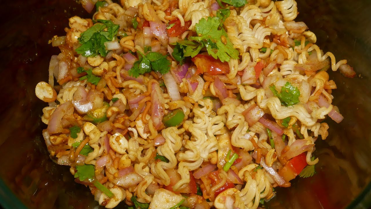 Maggi Bhel Recipe | 5 Minute Easy Snacks Recipe | Easy Snacks to Make ...
