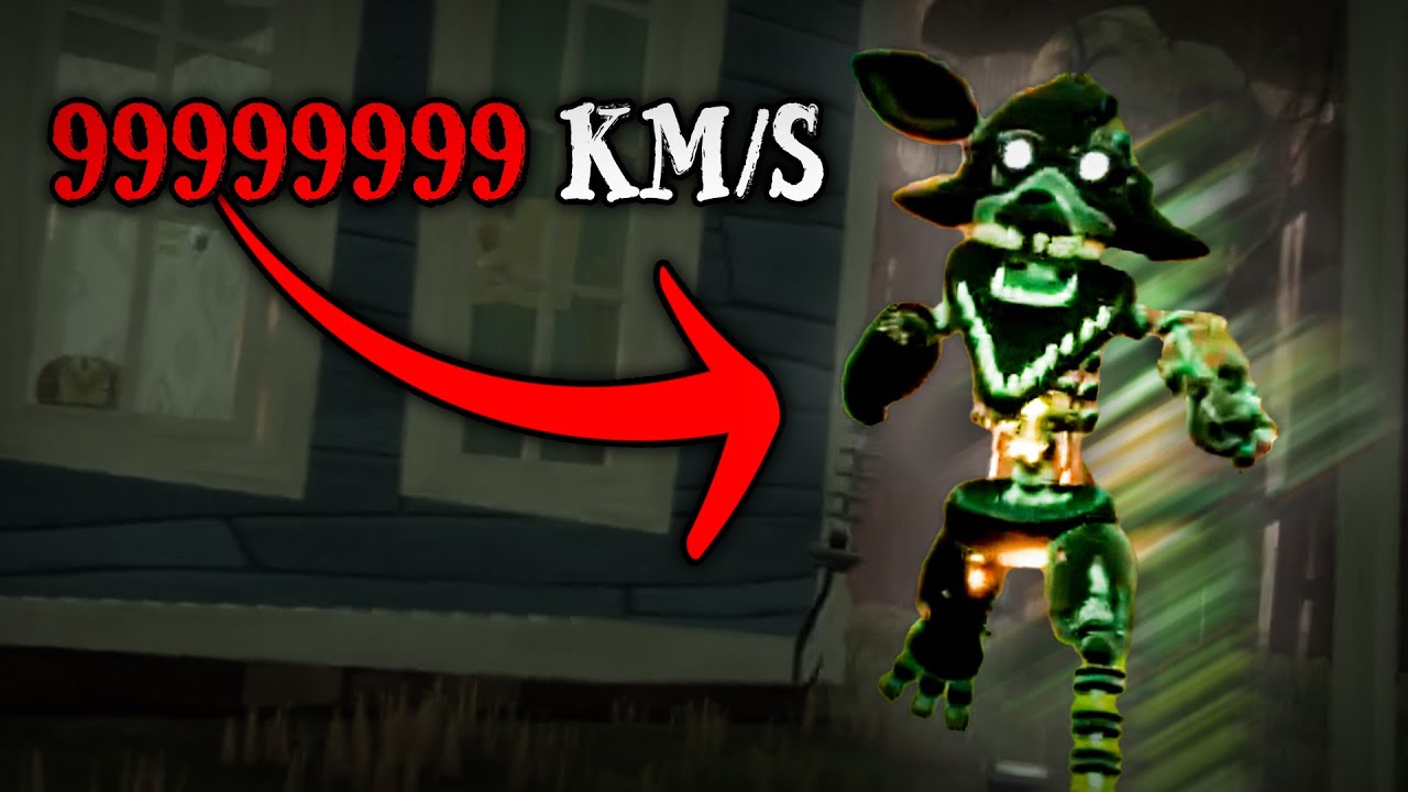 FOXY HEPSİNDEN DAHA HIZLIYMIŞ.. | Hello Neighbor Fredbear Mod - YouTube