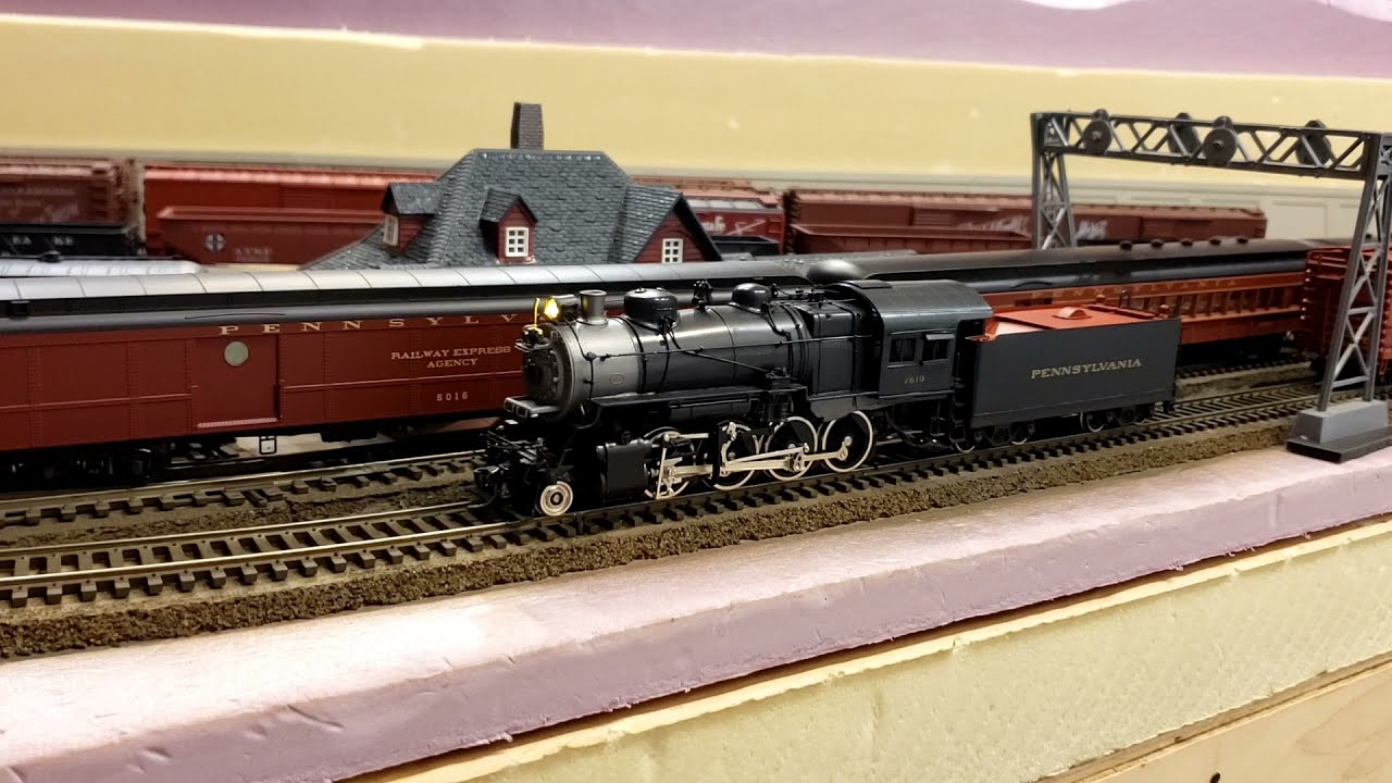 Test Track: Sunset Post War PRR Pennsylvania H9s w/ TCS WOWsound ...