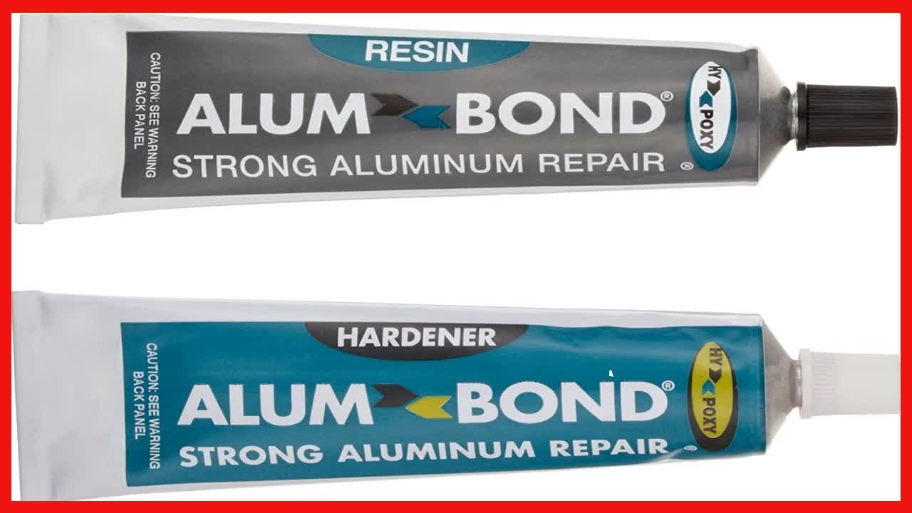 Hy-Poxy H-450 Alumbond 6.5 oz Aluminum Putty Repair Kit - YouTube