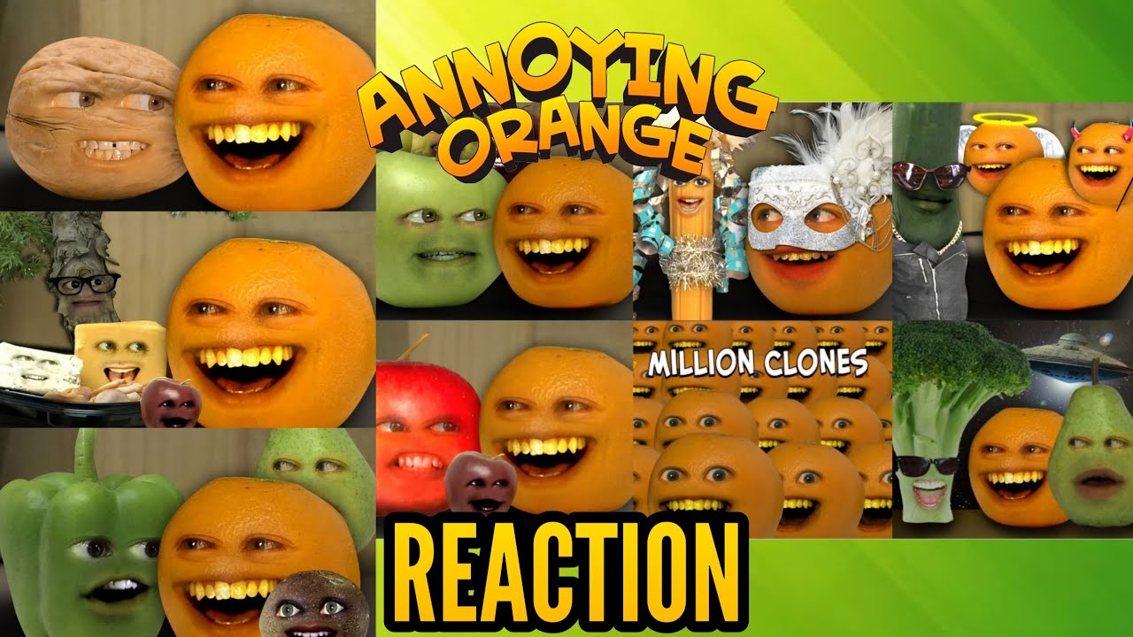 RWAP Reacts to Annoying Orange - Teenage Mutant Ninja Apple, Lady Pasta ...