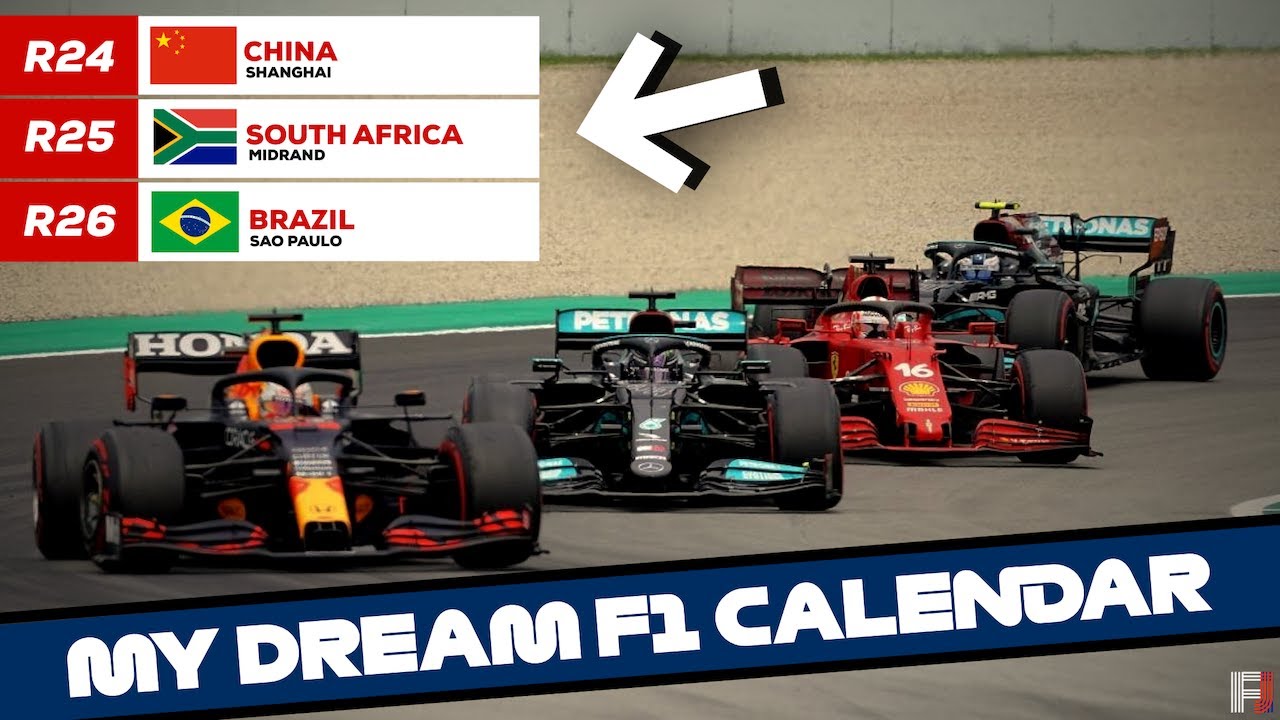 My Dream F1 Calendar - YouTube