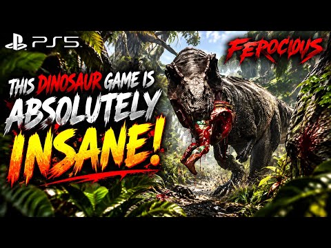 THIS DINOSAUR GAME IS ABSOLUTELY INSANE! 🦖💀 | FEROCIOUS PS5