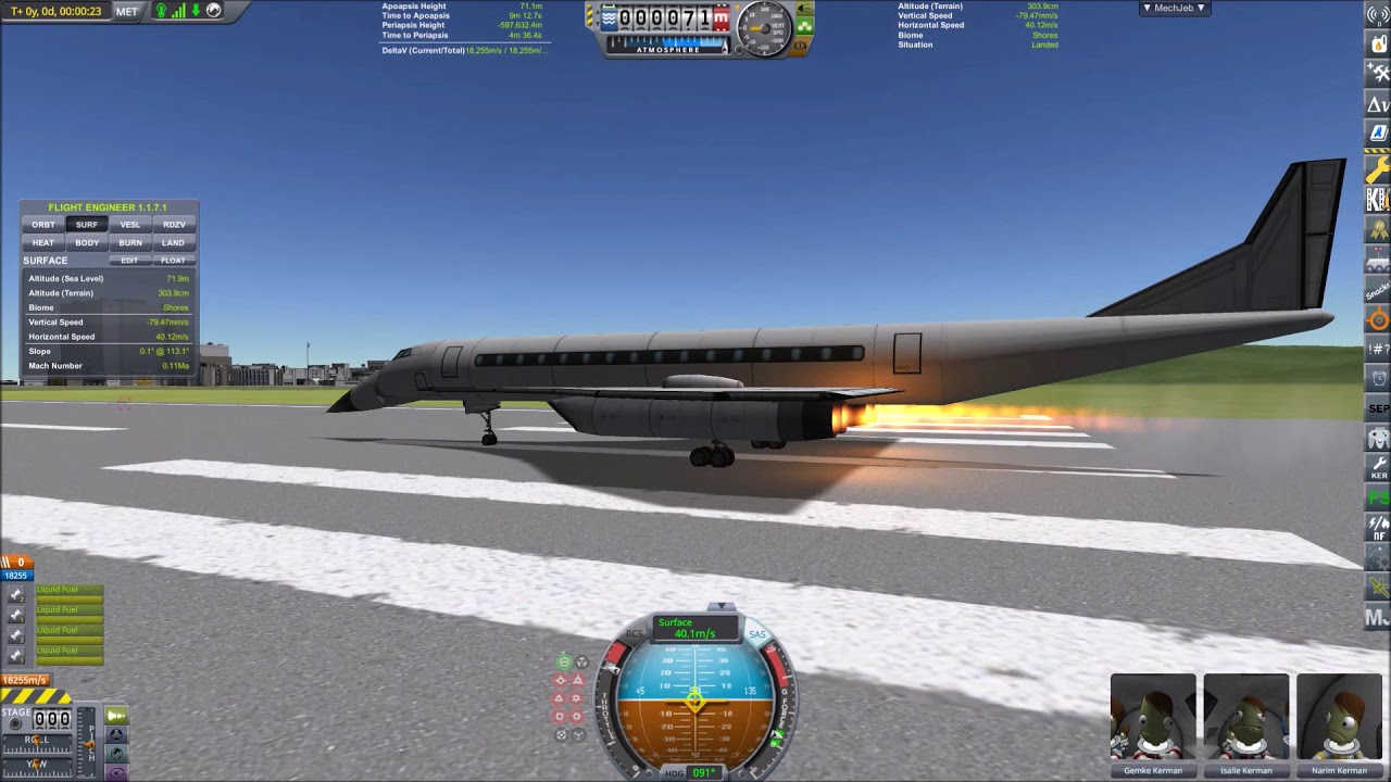 KSP Concorde/Tupolev Tu-144 Speedbuild (Airplane Plus Mod) - YouTube