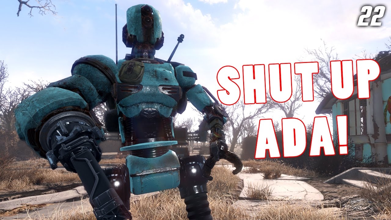 Stream - Fallout 4 Survival - 22 - SHUT UP ADA! - YouTube