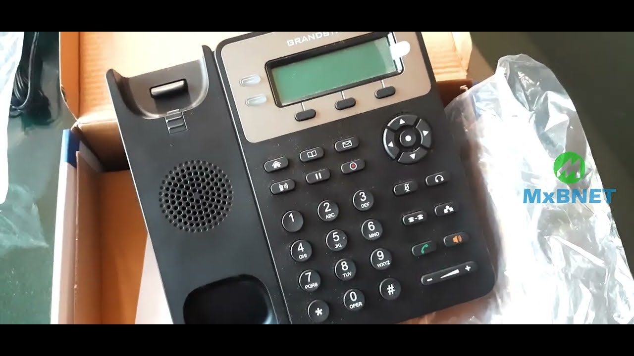 Grandstream - GXP1610 GXP1615 Small Business IP Phone - YouTube