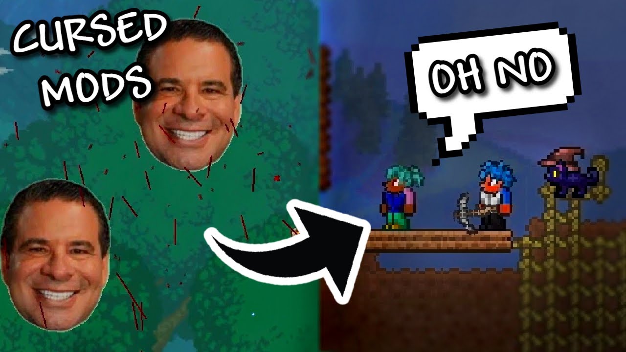 We Downloaded a CURSED Terraria Modpack... - YouTube
