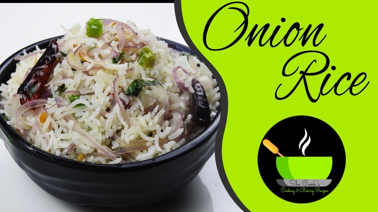 Onion Rice Recipe | 10 Minute Rice Recipes | Instant Rice Recipes ...