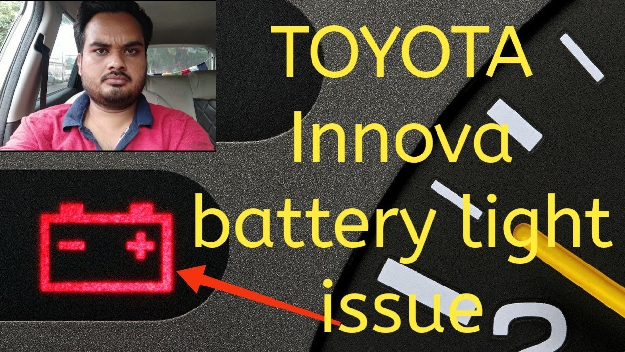 Toyota Innova | Battery light in dashboard but alternator is working ...